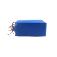China 24V 24Ah  18650 Lithium Ion Battery Pack, Dual Group Red Black Stripped Bare Wire Built-in BMS for Portable Household Appliances, CE China Manufacturing Factory for sale