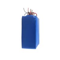 China 24V 24Ah  18650 Lithium Ion Battery Pack, Dual Group Red Black Stripped Bare Wire Built-in BMS for Portable Household Appliances, CE China Manufacturing Factory for sale