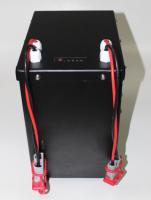 China Custom 120Ah 24V LiFePO4 Lithium Iron Phosphate Battery Pack，Metal Enclosure with Dual Anderson Quick Disconnect Plugs for E-Boat Golf Cart，MSDS China Manufacturer for sale