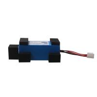China 7.5Ah 24V 18650 Lithium Ion Battery Pack with Anti-Vibration Rubber Shock Pads JST 2P White Connector for Car Monitoring, MSDS Compliant Made in China for sale