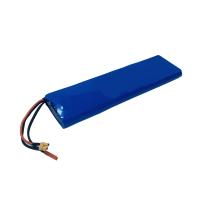 China 24V 4000mAh Ultra Slim Long Flat LiPo Lithium Polymer Battery Pack with XT30 High Current Connector for Portable Strip Lighting, UN38.3 China Manufacturer for sale