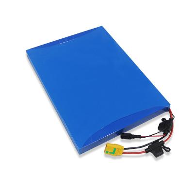China 7500mAh 24V Ultra Thin Flat LiPo Lithium Polymer Battery Pack with XT60 High Current Connector & Dual Fuse Safety Holders for Electric Skateboard, ROSH China Manufacturer for sale