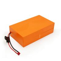 China 15Ah 48V Orange 18650 Lithium Ion Battery Pack Built-in BMS Red Anderson Plug Rechargeable Li-ion Battery for Electric Scooter, RoHS Compliant Made in China for sale