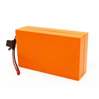 China 15Ah 48V Orange 18650 Lithium Ion Battery Pack Built-in BMS Red Anderson Plug Rechargeable Li-ion Battery for Electric Scooter, RoHS Compliant Made in China for sale