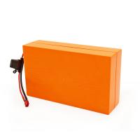 China 15Ah 48V Orange 18650 Lithium Ion Battery Pack Built-in BMS Red Anderson Plug Rechargeable Li-ion Battery for Electric Scooter, RoHS Compliant Made in China for sale