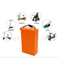 China 15Ah 48V Orange 18650 Lithium Ion Battery Pack Built-in BMS Red Anderson Plug Rechargeable Li-ion Battery for Electric Scooter, RoHS Compliant Made in China for sale
