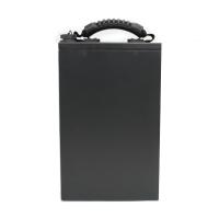 China 60V 20Ah LiFePO4 Lithium Battery Pack with Anti-Slip Fabric Carry Handle & Side Aviation Connector Port for Portable Outdoor Equipment，IEC62133 China Manufacturer for sale