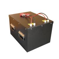 China 96V 120Ah LiFePO4 Lithium Battery Pack with Dual Side Recessed Carry Handles, Separate Independent Charge & Discharge Terminal Outputs for Solar Energy Storage, UN38.3 Certified for sale