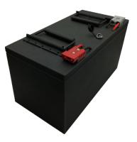 China 80Ah 48V LiFePO4 Lithium Battery Pack with Dual Separate Red & Gray Anderson Connectors & Double Top Carry Handles for Industrial Cleaning Machines, MSDS China Manufacturer for sale