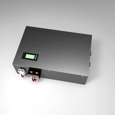 China 48V 120Ah LiFePO4 Lithium Battery Pack，Dual Charge & Discharge Anderson Connectors & Built-in Smart BMS for Electric Stacker，UN38.3 China Manufacturing Factory for sale