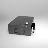 China 48V 120Ah LiFePO4 Lithium Battery Pack，Dual Charge & Discharge Anderson Connectors & Built-in Smart BMS for Electric Stacker，UN38.3 China Manufacturing Factory for sale