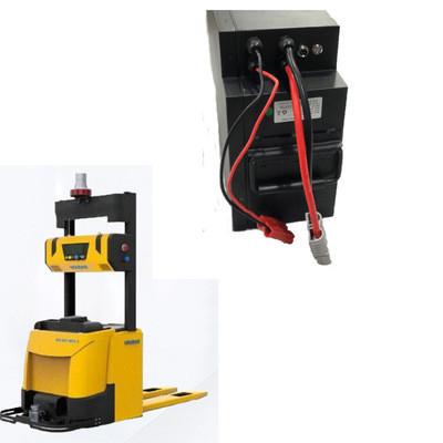 China 60Ah 48V LiFePO4 Lithium Battery Pack with Dual Independent Charge Discharge Anderson Connectors & Built-in Smart BMS for Material Handle, RoHS Compliant Made in China for sale