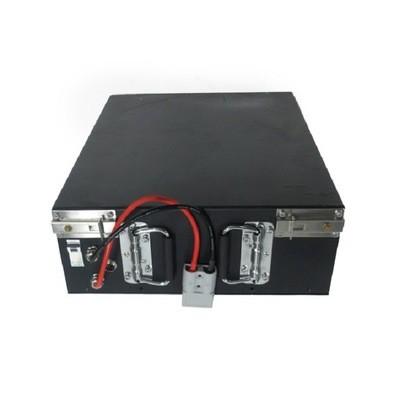 China 30A 60Ah 48V LiFePO4 Lithium Battery Pack，Industrial Lithium Iron Phosphate Battery with Single Anderson Connector & Built-in Smart BMS for AGV Robot，MSDS China Manufacturer for sale