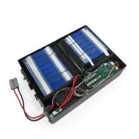 China 30A 60Ah 48V LiFePO4 Lithium Battery Pack，Industrial Lithium Iron Phosphate Battery with Single Anderson Connector & Built-in Smart BMS for AGV Robot，MSDS China Manufacturer for sale