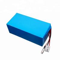 China 67Ah 48V 18650 Lithium Ion Battery Pack Dual Output DC Charging Jack + White 2P Male Connector for Outdoor Power Equipment, CE China Manufacturer for sale