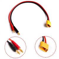 China XT60 Battery Connection Cable Assembly |  12WAG XT60 Female to 4.0mm Gold-Plated Banana Plug Charging Cable for RC Hobbyists | Made in China for sale