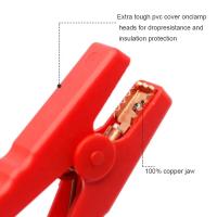 China Custom Battery Connection Cable | Red/Black Alligator Clip Battery Test Cable | 10AWG 500mm with Signal Wire and Emergency Power Cord | China OEM Manufacturer for sale