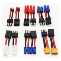 China XT90 XT60 XT30 male and female Conector 10/12/14/16AWG 200mm 250mm Silicone Wire Cable For RC Airplane Drone Battery for sale