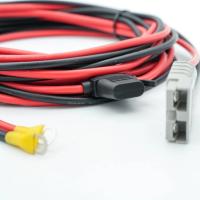China 50A Lithium Battery Extension Cable with Fuse, 6-Meters Charging Cord with Male/Female Connectors, China Cable Assembly Manufacturer Specialized In Positive And Negative On Jumper Cables for sale