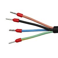 China Custom Electronic Wire Harness of 4-core 1 Square Silicone Rubber Sheathed Wire for Household Distribution Cabinets E-type Copper Tube Terminal Wires in China Factory for sale