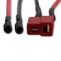 China Harness Cable Assembly T Plug Adapter Male Female Connector with 14AWG 5CM Silicone Wire And Fuse for RC Car Drone Boat Lipo Li-ion Battery for sale