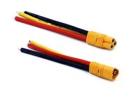 China Wire Harness Suppliers Amass MT60 3.5MM Male Female Connector Plug 30CM 12CM Wire Silicone Cables — 3-Pin XT60 Connector Terminal Wire for Electric Vehicles, RC Models, Drones, and Lithium Batteries for sale