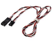China Drone Wiring Harness & UAV Cable Solutions 2x 200mm 22AWG JR-Style Male to Male Twisted Silicone Servo Lead- Ultra-Flexible Signal Cable for Prusa i3 MK3S/3S+ IR Filament Sensor & FC/RX Connections for sale