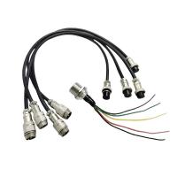 China OEM ODM Cable Assemblies GX16 GX20 2/3/4/5/6/7/8/9/10 Pin Aviation Plug Socket Connector Pre-soldered Cable GX Electrical Aviation Cable Assembly Factory In China for sale