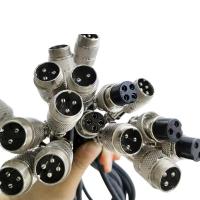 China OEM ODM Cable Assemblies GX16 GX20 2/3/4/5/6/7/8/9/10 Pin Aviation Plug Socket Connector Pre-soldered Cable GX Electrical Aviation Cable Assembly Factory In China for sale