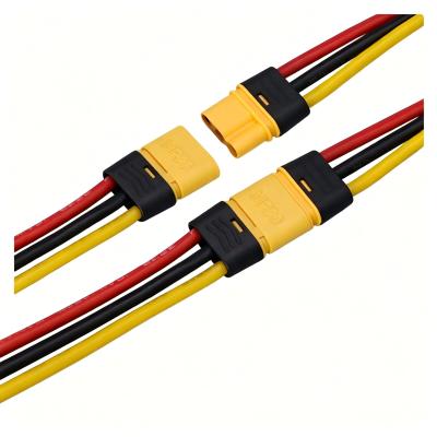 China Custom Wiring Harness | MR30 3Pin 30A Male Female Connector Cable 16AWG Silicone Wire Anti-Reverse Plug for RC Drone Brushless Motor | UL Certified Factory for sale