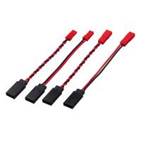 China China Custom Cable Assembly Manufacturer | Custom 2.54mm 2Pin Twisted Pair Cable, Red Straight Dupont to Angled Dupont Connector Wire Harness for Meteorological Drone for sale