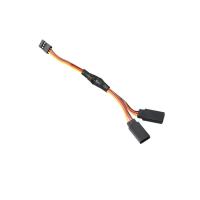 China Made in China Custom Cable Assembly | UL Listed 3Pin JR Futaba Servo Y Splitter Cable 1 to 2 Servo Heat Shrink Reinforced Signal Extension Wire Harness for RC Plane for sale