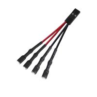 China China Custom Cable Assembly Manufacturer | 22AWG 24AWG 2P 3P Dupont 2.54 Female to 2.8mm 110 Spade Terminal Adapter Wire Harness for FPV Drone Flight for sale