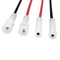 China Electronic Wire Harness Manufacturer | UL1015 3.7mm 5500 Male 5600 Female Bullet Connector Cable Assembly for Small DC Equipment | Custom Terminal Cable OEM China for sale
