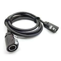 China Flexible Custom Wire Harness | 24AWG Multi-Core Shielded Circular Aviation Plug Cable Assembly for Outdoor Monitoring Devices | China Manufacturing Factory for sale