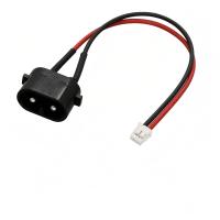 China Custom Wiring Harness | Custom UL1007 Figure 8 2Pin Male Plug to XH2.54 2P Terminal Power Conversion Wire Harness for Portable Monitoring Device | China OEM Manufacturer for sale