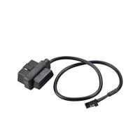 China Custom Automotive Wire Harness | Standard 16Pin OBD Male Plug to Small Multi-Pin Connector Wire Harness for Car GPS Tracker  | China Manufacturing Factory for sale