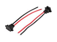 China Flexible Custom Wire Harness | Dual End Flange Mount IEC C8 Figure 8 Female Socket Wiring Harness for Electric Scooter | Made in China Factory for sale