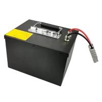 China 24V 50Ah LiFePO4 Lithium Battery Pack Metal Steel Box Built-in BMS with Portable Handle Anderson Connector for Electric Tricycle，CE  China Manufacturer for sale
