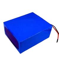 China 24V 20Ah 18650 Lithium Ion Battery Pack Blue PVC Heat Shrink Built-in BMS Bare Red & Black Wires for Electric Scooter , UN38.3 Compliant Made in China for sale
