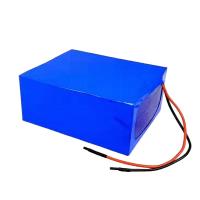 China 24V 20Ah 18650 Lithium Ion Battery Pack Blue PVC Heat Shrink Built-in BMS Bare Red & Black Wires for Electric Scooter , UN38.3 Compliant Made in China for sale