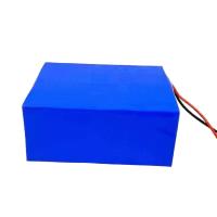 China 24V 20Ah 18650 Lithium Ion Battery Pack Blue PVC Heat Shrink Built-in BMS Bare Red & Black Wires for Electric Scooter , UN38.3 Compliant Made in China for sale