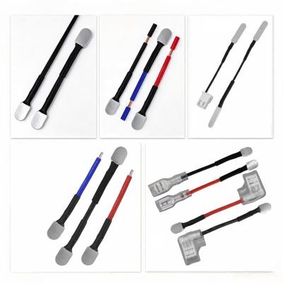 China Custom Length UL1007 16WAG Pre-Soldered Nickel Tab Wire Harness, High Temperature Silicone Spot Weld Cable, Multiple Terminal Styles for 18650 Li-Polymer , China Wiring Harness Factory for sale