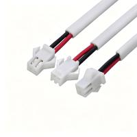 China Long Term Supplier Wiring Harness | SM2.54‑2P Male Connector Wire Harness, 2‑Pin Red Black Cable with White Outer Sheath, Pre‑Tinned Ends for LED Light | UL Certified Factory for sale