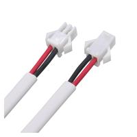 China Long Term Supplier Wiring Harness | SM2.54‑2P Male Connector Wire Harness, 2‑Pin Red Black Cable with White Outer Sheath, Pre‑Tinned Ends for LED Light | UL Certified Factory for sale