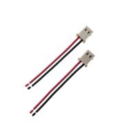 China UL1007 Terminal Cable Assembly，SM‑2P 2.54mm Pitch Female Connector Wire Harness, 2‑Pin Red‑Black Stripped Non‑Tinned Terminal Cable for Smart Lock，Made in China for sale