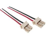 China UL1007 Terminal Cable Assembly，SM‑2P 2.54mm Pitch Female Connector Wire Harness, 2‑Pin Red‑Black Stripped Non‑Tinned Terminal Cable for Smart Lock，Made in China for sale