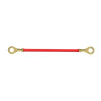 China Bulk Order Double End O‑Ring Eyelet Terminal Jumper Wire Harness, ODM Oxygen‑Free Pure Copper Brass Ring Lug Cable for Battery, Chinese Manufacturer Wire Harness for sale