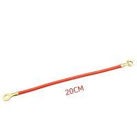 China Bulk Order Double End O‑Ring Eyelet Terminal Jumper Wire Harness, ODM Oxygen‑Free Pure Copper Brass Ring Lug Cable for Battery, Chinese Manufacturer Wire Harness for sale