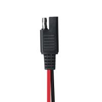China Monthly Supply Battery Wire Harness, Custom SAE Quick Disconnect Power Pigtail Cable, 2‑Pin SAE Male Female DC Extension Wire for Motorcycle Battery，UL Certified Factory for sale